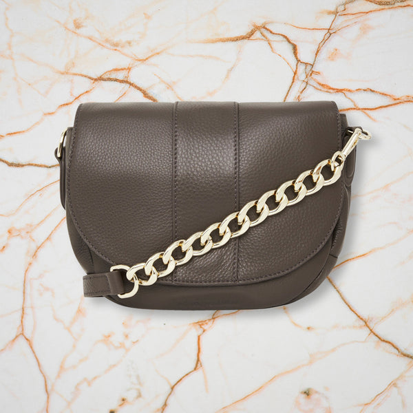 Arlington Milne Zara Saddle Bag, Elephant – Ziggurat Bags